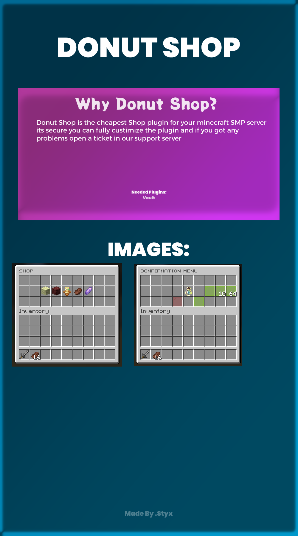 Donut Shop on Polymart - Minecraft Plugins